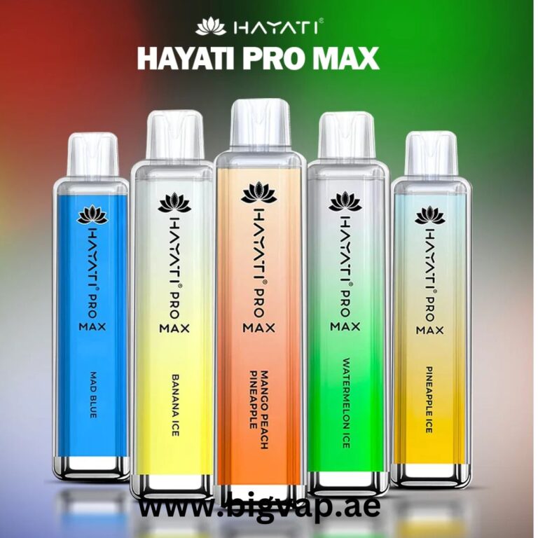 Hayati Pro Max 4000 Puff Disposable Vape in Dubai UAE