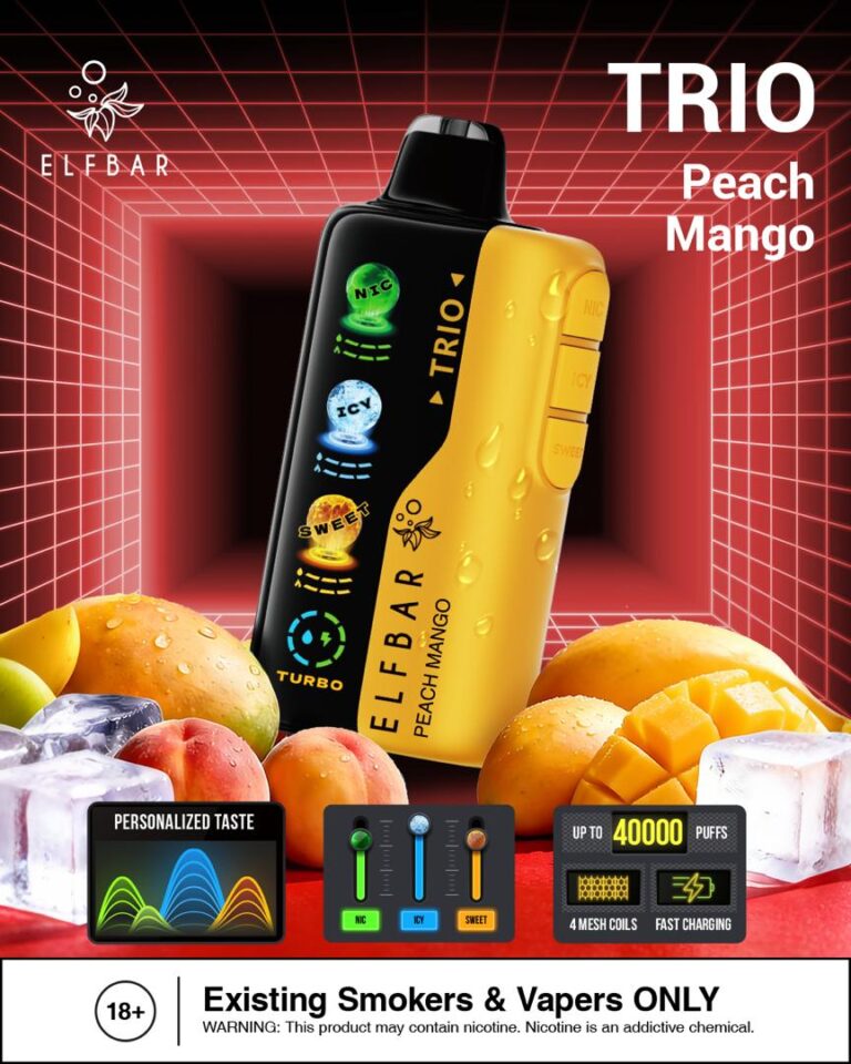 ELF BAR Trio 40000 Puffs Disposable Vape In Dubai UAE